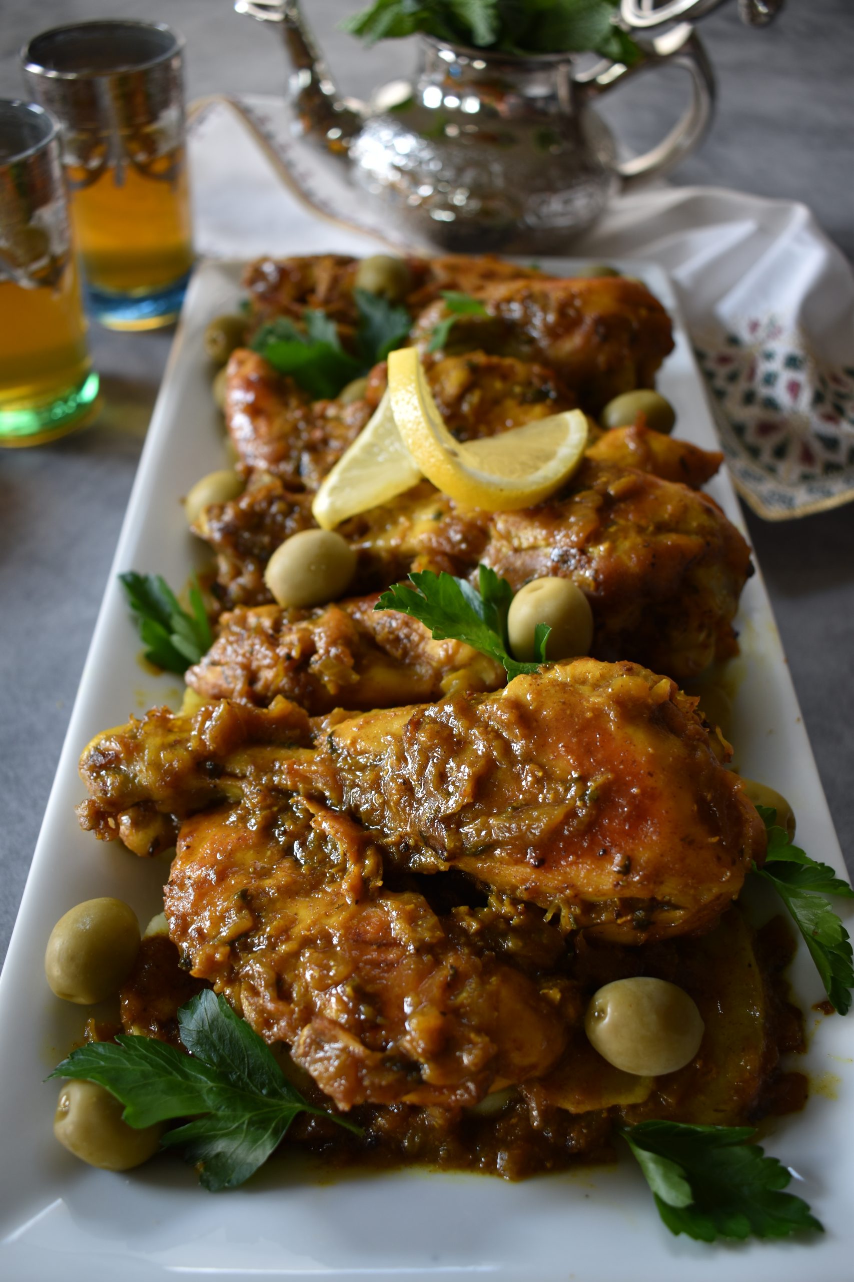 The Famous Chicken and Preserved Lemon Tagine - Petit Apron